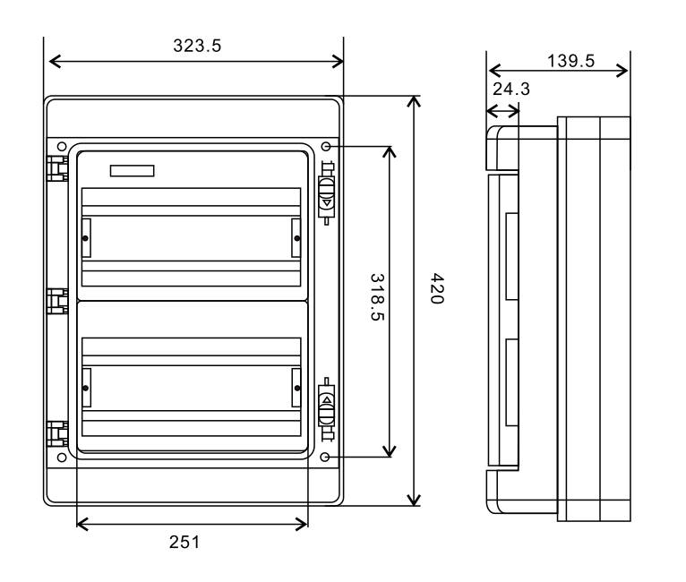 Caja combinadora EKDB-PV4/2-I 600V/1000V 4 IN 2 OUT PV con interruptor ...